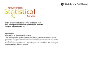 Civil Service Fast Stream | PPTX