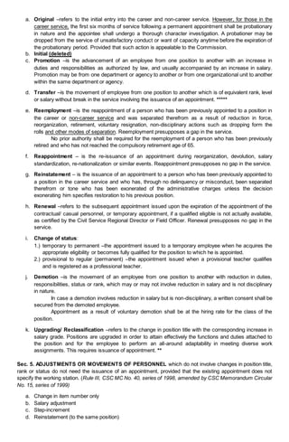 The Civil Service Commission | DOCX