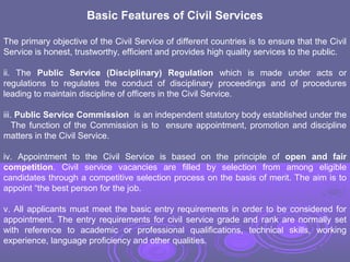 Civil service in developed & developing countries a comparative study | PPT