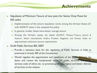 Civil service reforms | PPTX
