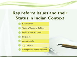 Civil service reforms | PPTX