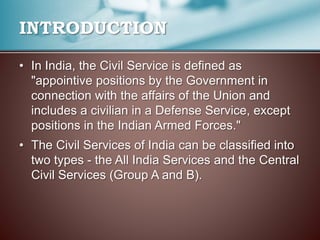 Career in Civil services | PPTX