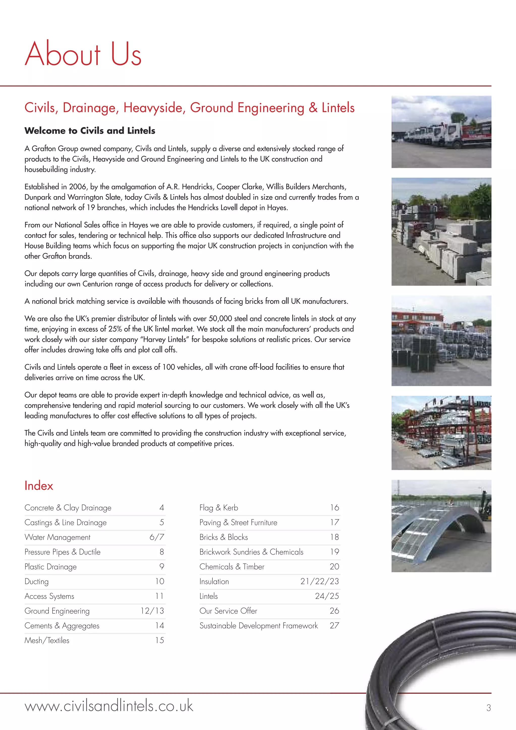 Civils & Lintels - Civil Engineering Products | PDF