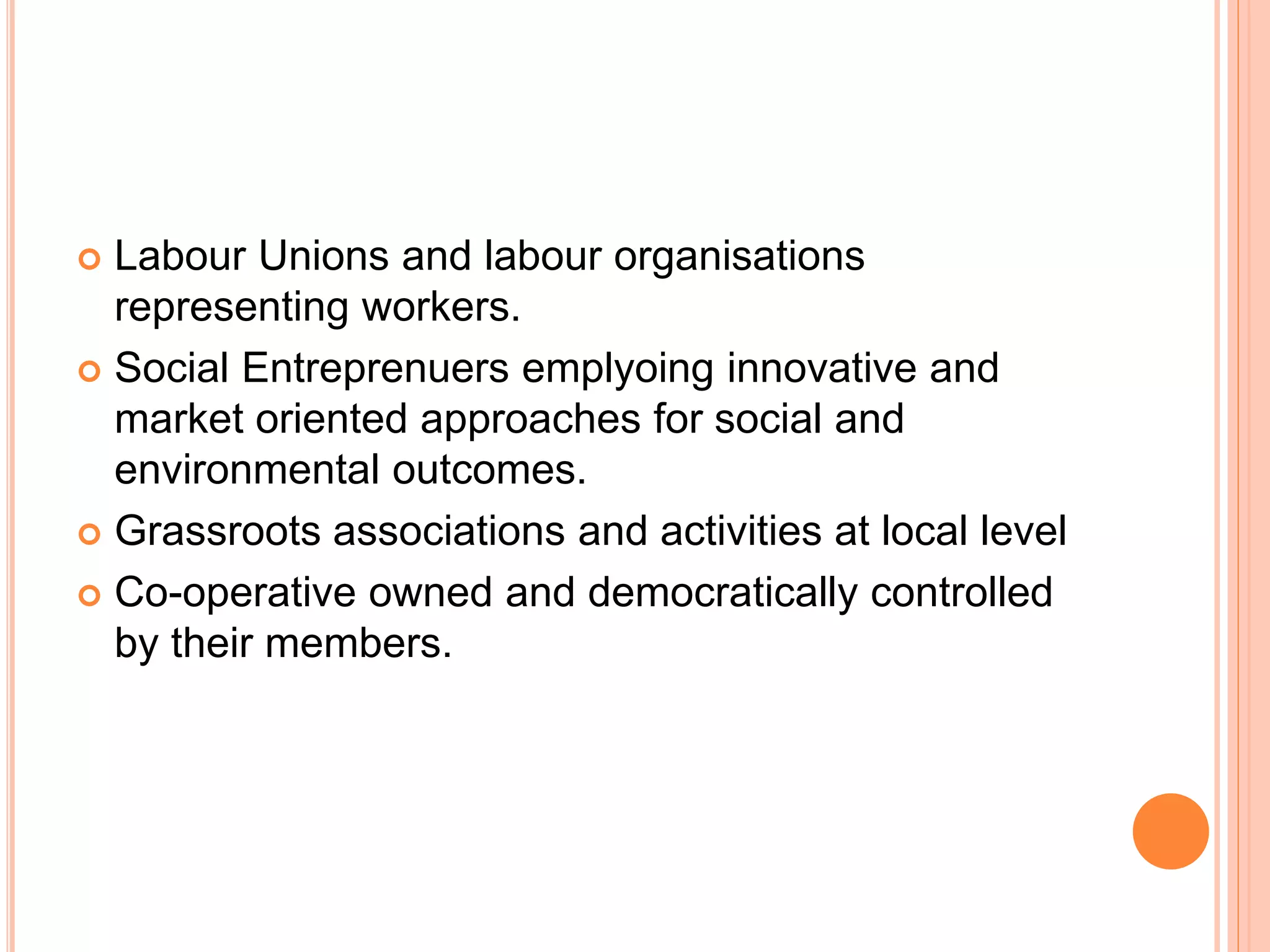 Civil Society Organisation (CSO) | PPTX