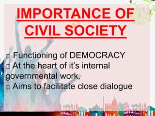 CIVIL SOCIETY PERSPECTIVE OF COMMUNITY | PPTX