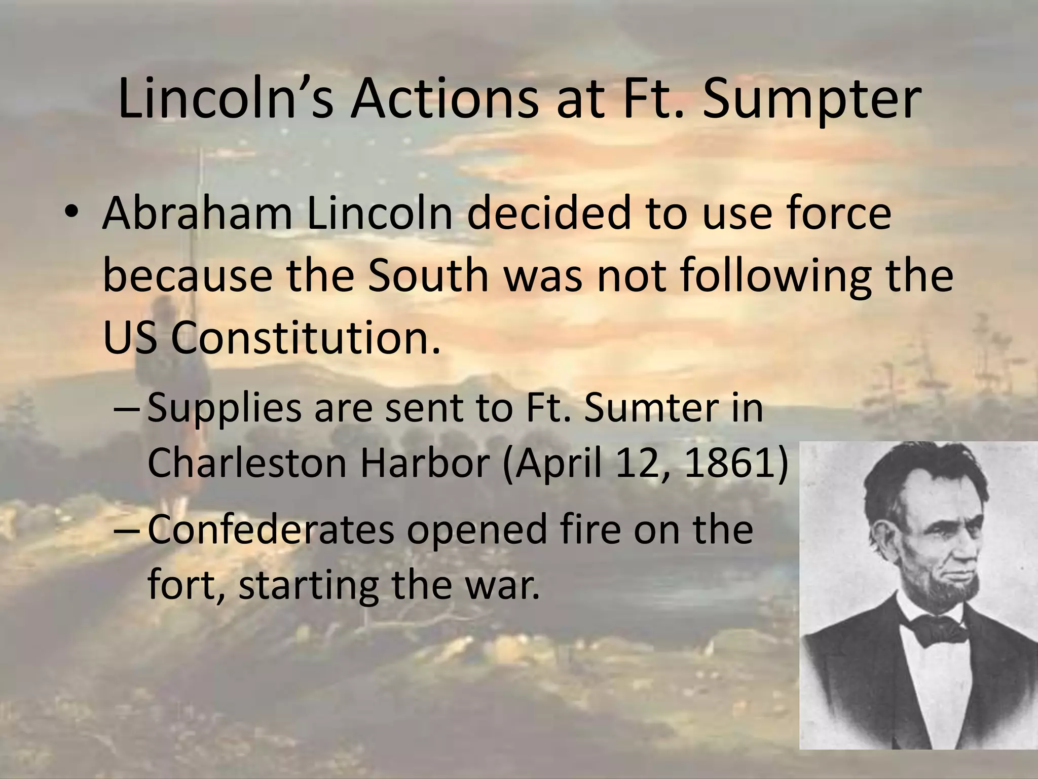 Civil War - A Summary for Grades 5-8 | PPTX