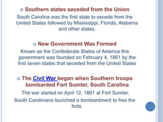 Facts About Civil War | PPTX