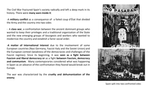 The Spanish Civil War (1936-1939) | PPTX