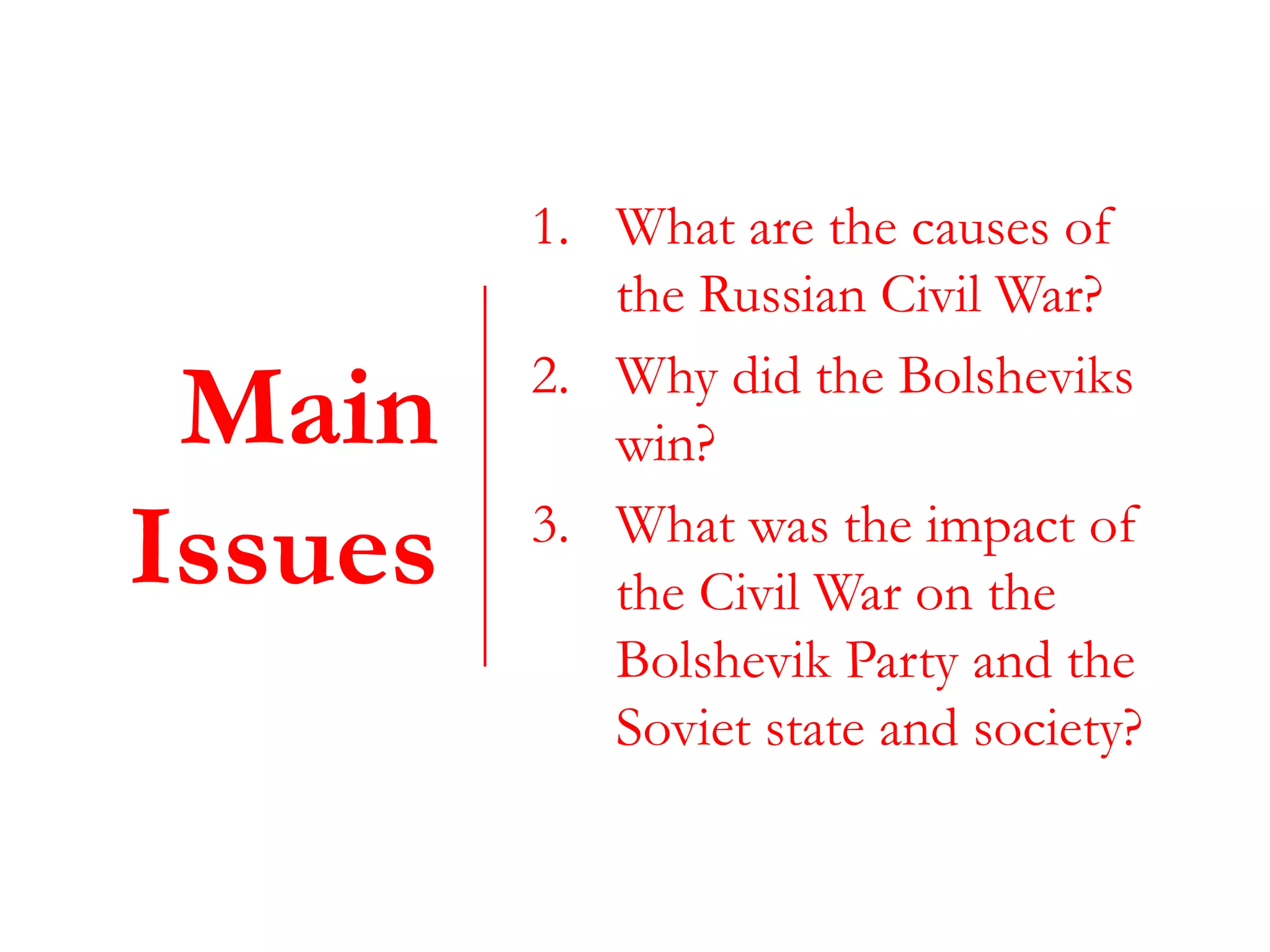 The Russian Civil War | PPTX
