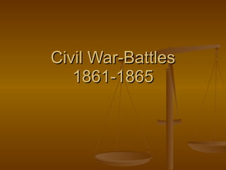 Civil War Battles | PPT