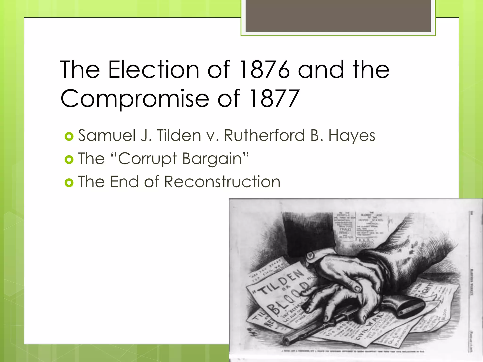 Lecture 1: Civil War and Reconstruction | PPTX