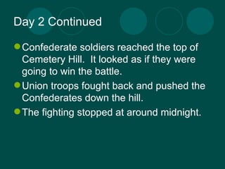 Civil war battles | PPT