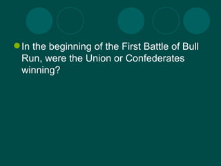 Civil war battles | PPT