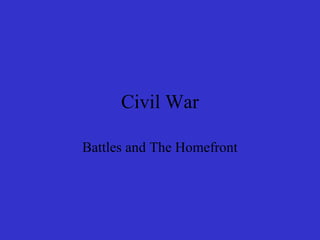 Civil war battles powerpoint | PPT