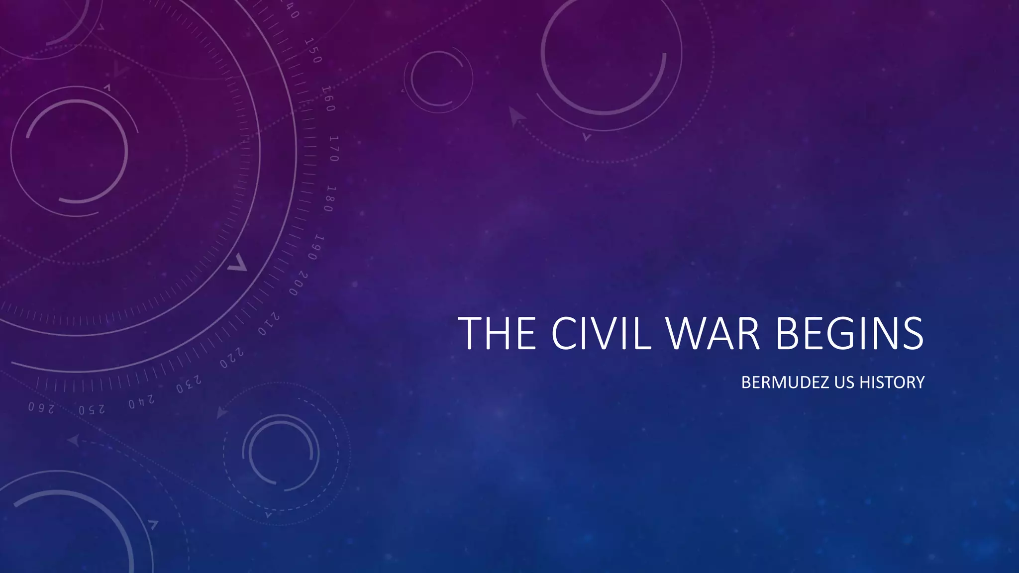 Civil war begins part 2 | PPTX