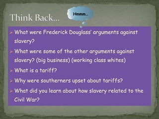 Civil war causes lesson pp | PPTX