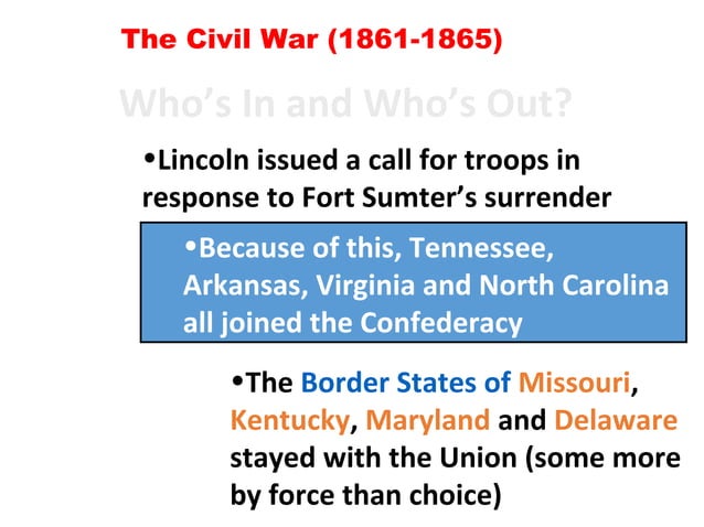Civil war in a nutshell | PPT