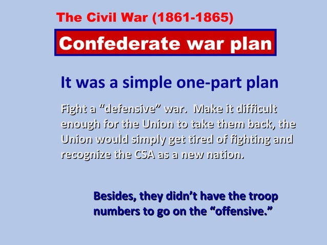 Civil war in a nutshell | PPT