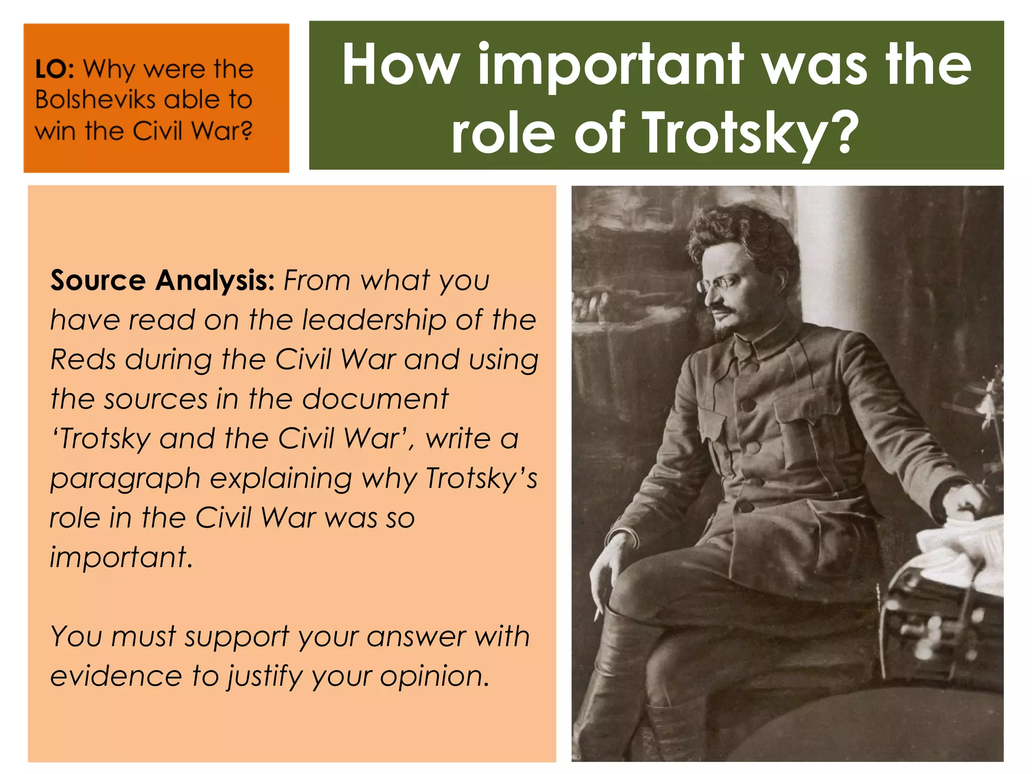Civil War in Russia - Why the Red Won | PPT