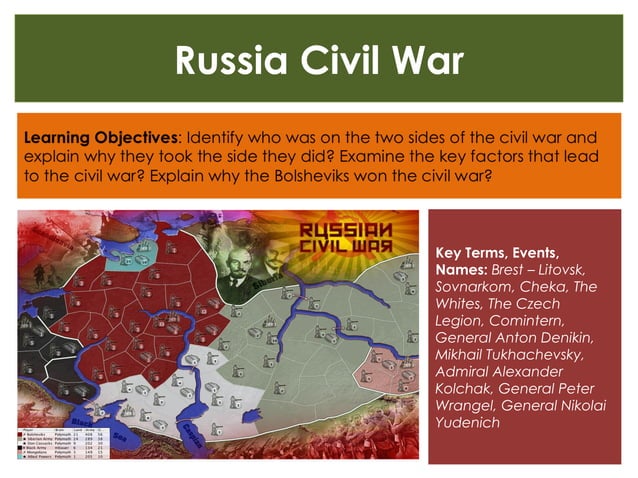 Civil War in Russia - Why the Red Won | PPT