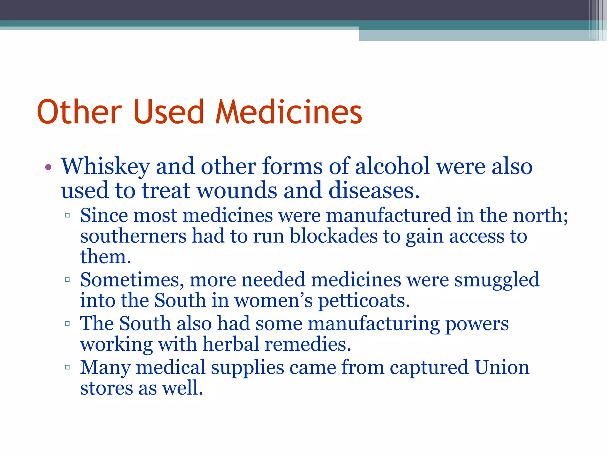 Civil war medicine | PPT