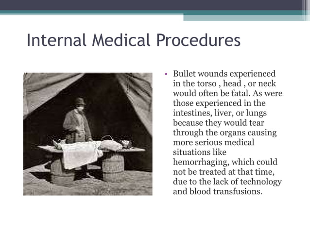 Civil war medicine | PPT | Infectious Diseases | Diseases and Conditions