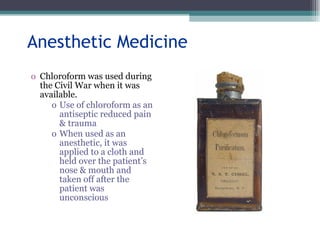 Civil war medicine | PPT