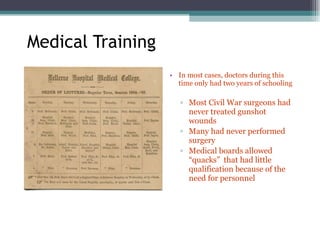 Civil war medicine | PPT