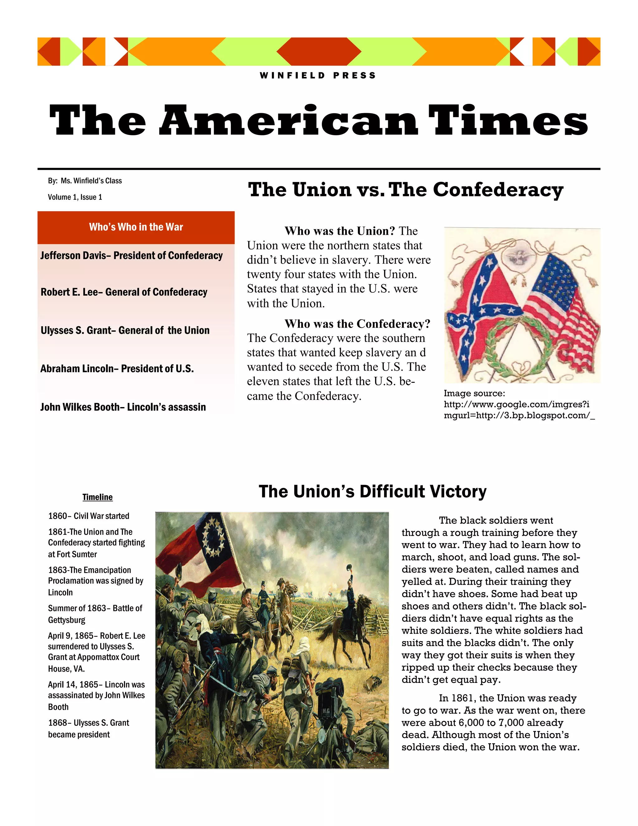 Civil war newsletter | PDF