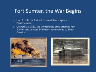 Civil war powerpoint | PPTX