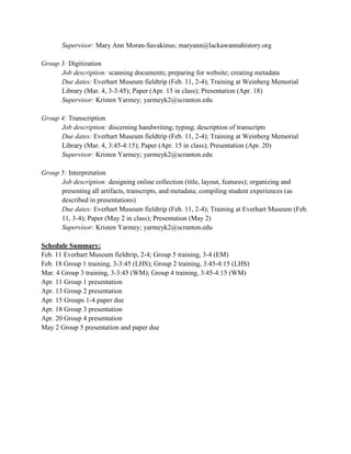 Civil War Project - Student Handout | PDF