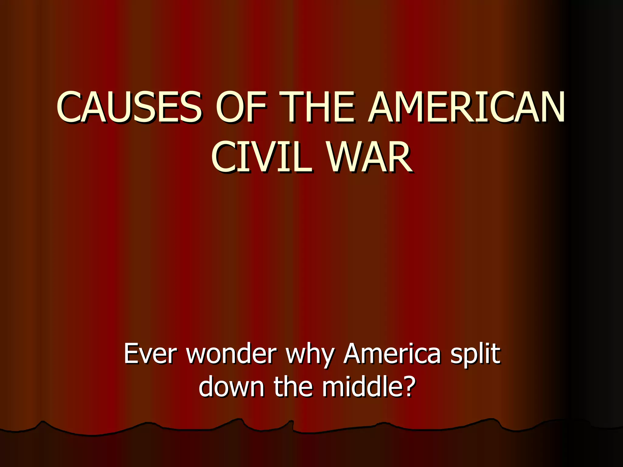 Civil war simple overview ok | PPT