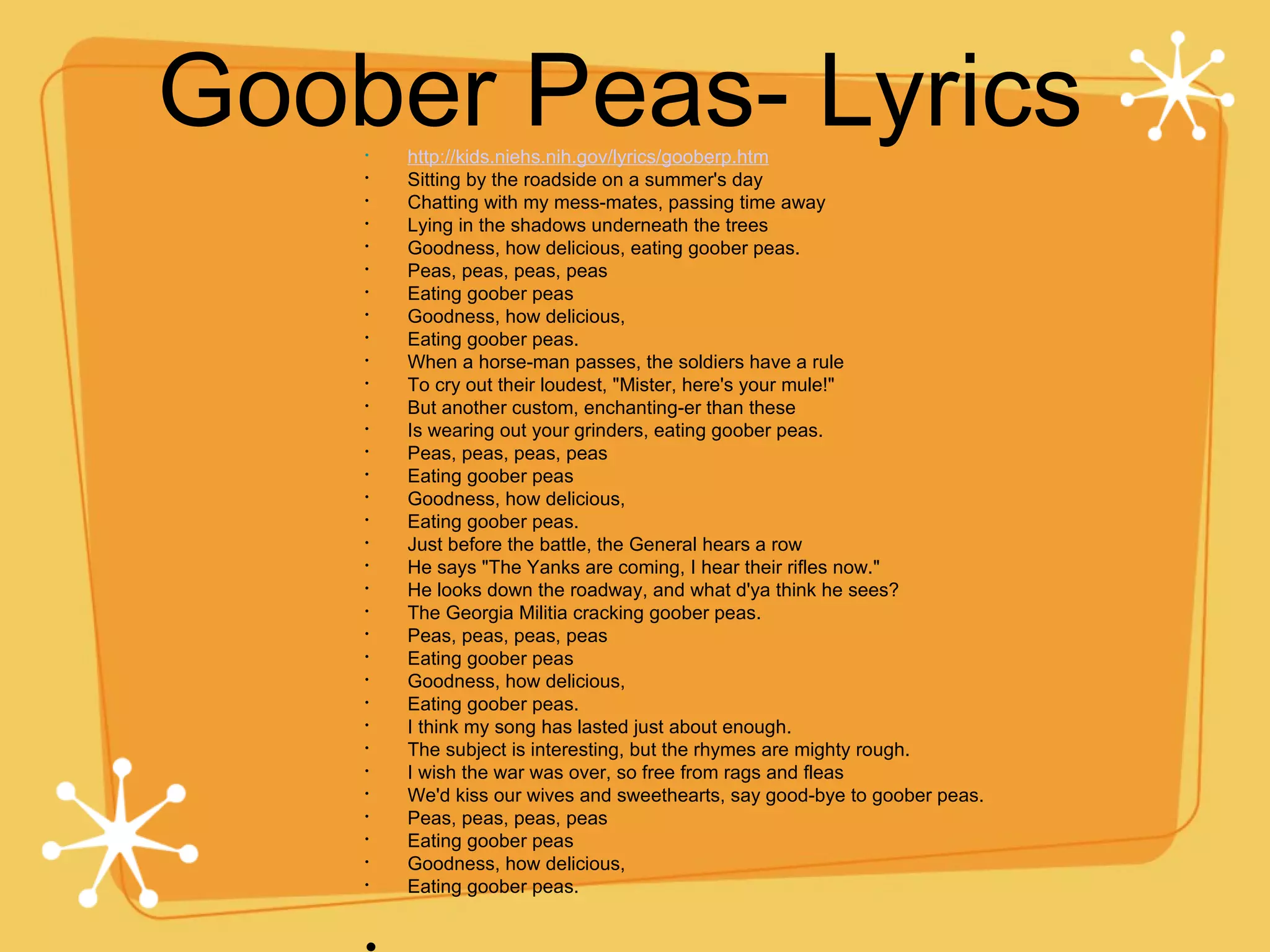 Civil War Songs | PPT