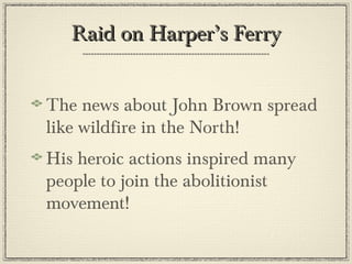 Civil war unit lesson 2 - abolitionist movement - power point (1) | PPT