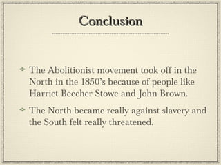 Civil war unit lesson 2 - abolitionist movement - power point (1) | PPT