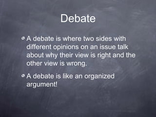 Civil war unit lesson 4 - debate preparation - power point | PPT
