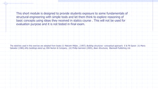 CIVL1020- Statics to mechanics and structural analysis.pptx | Physics ...
