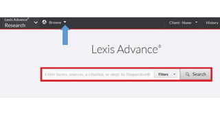 Limiting Your Search to Civil Procedure Sources on Lexis | PPTX