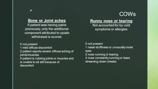 CIWA COWS training PP | PDF