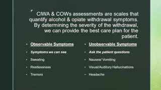 CIWA COWS training PP | PDF