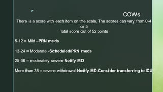 CIWA & COWs training | PDF