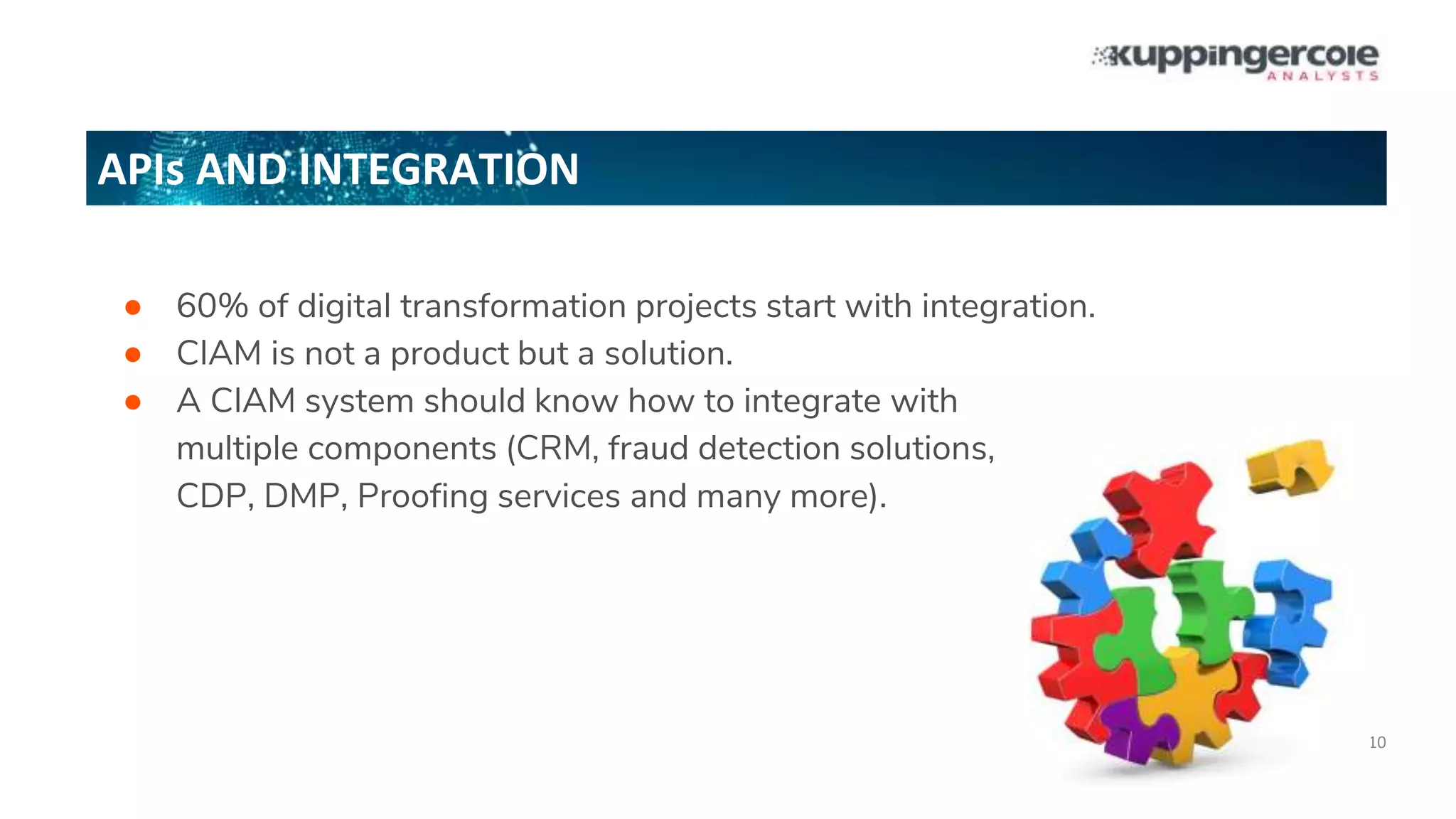 Consumer Identity World EU - Five pillars of consumer IAM | PPTX