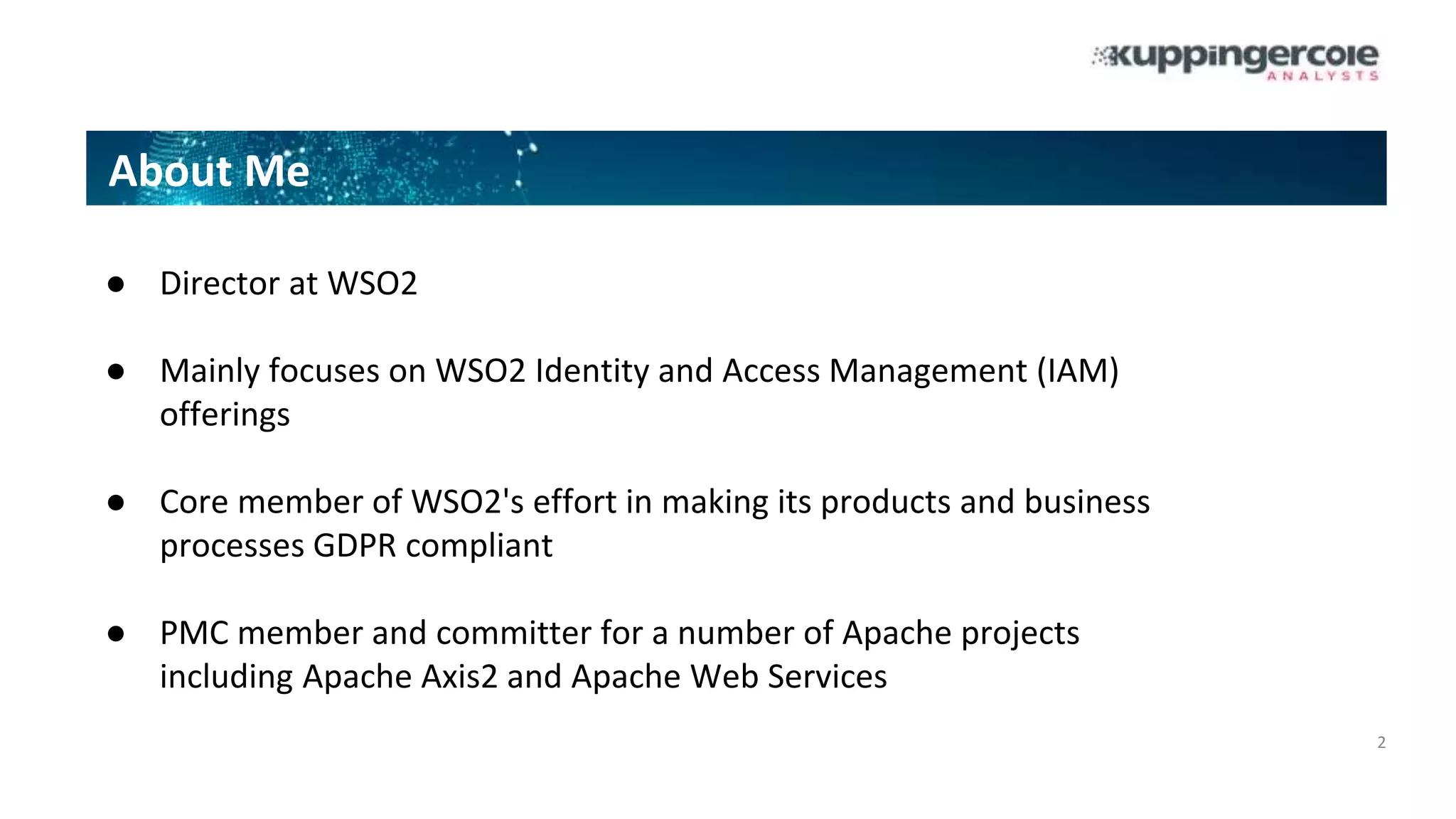 Consumer Identity World EU - Five pillars of consumer IAM | PPTX