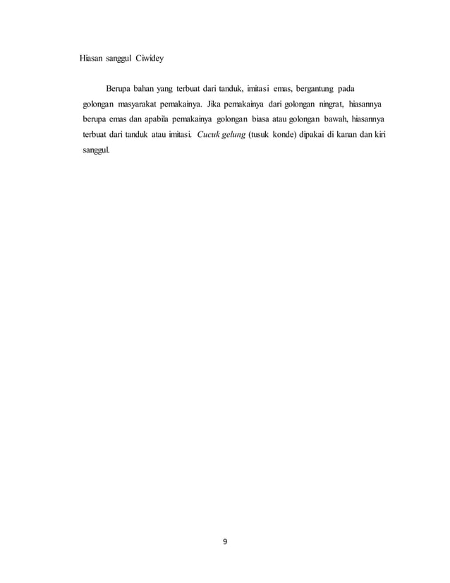 Sanggul Ciwidey Jawa Barat | DOCX