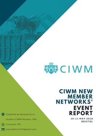 CIWM New Members' Network Report | PDF