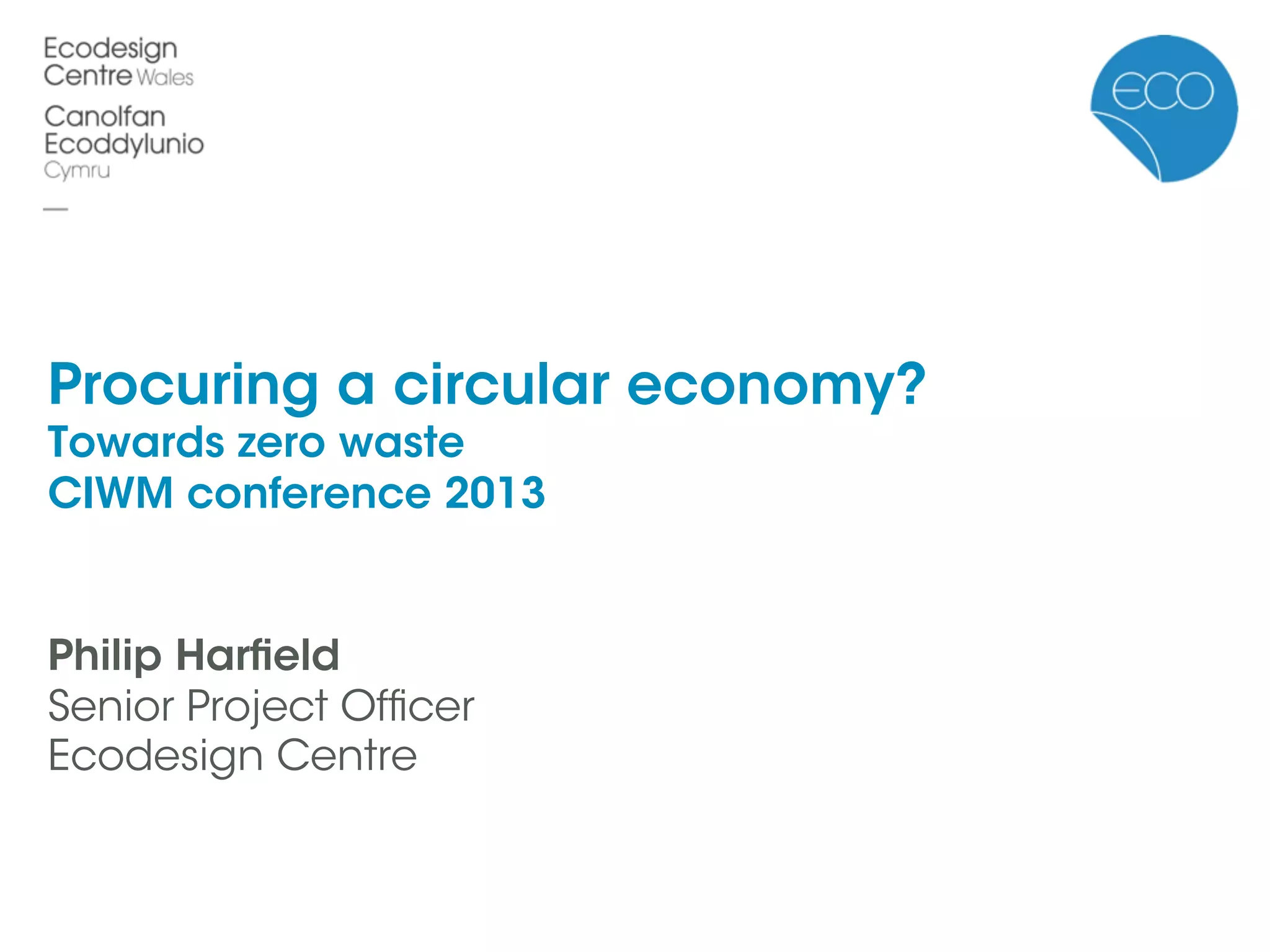 cycLED - CIWM presentation | PDF