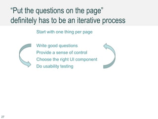 Discussing a Topic Map for How to Design a Better Form 2019 March | PPTX