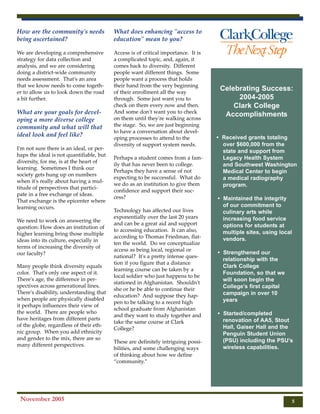 The Clark Journal | PDF | College Education | Education