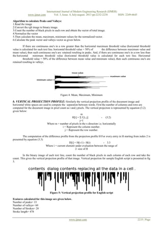 An Empirical Study on Identification of Strokes and their Significance in Script Identification ...