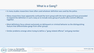 Evolution of Gangs in the U.S. (CJ 471) | PPT